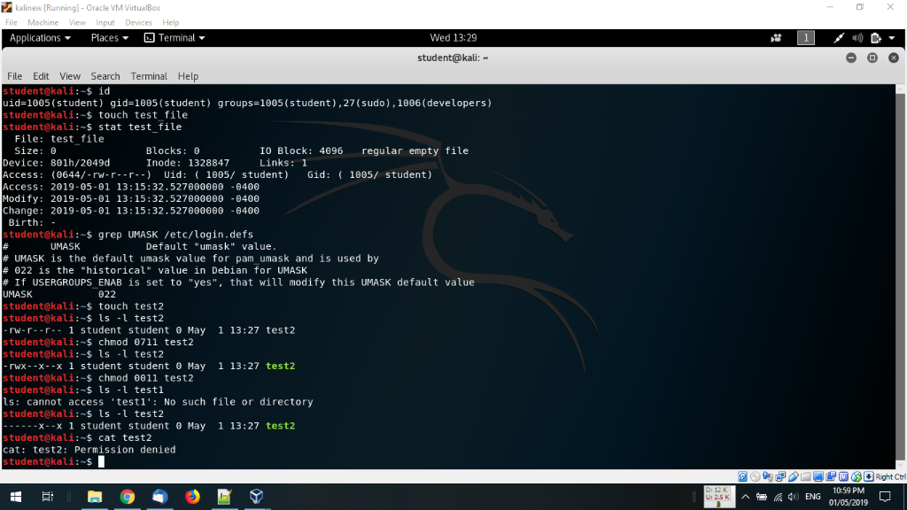 CIT 285: Cybersecurity Fundamentals Lab #9: Access | Chegg.com