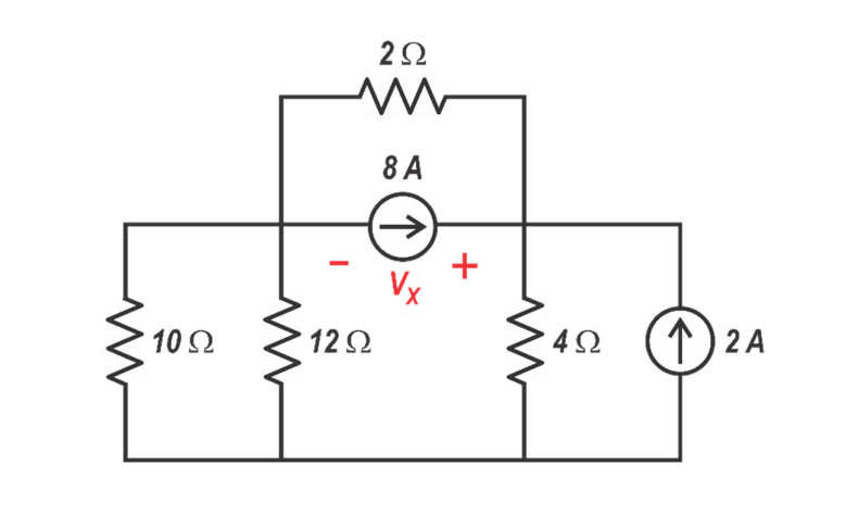 Solved Use Mesh Analysis To Find Vx ﻿in This Case Solve 4428