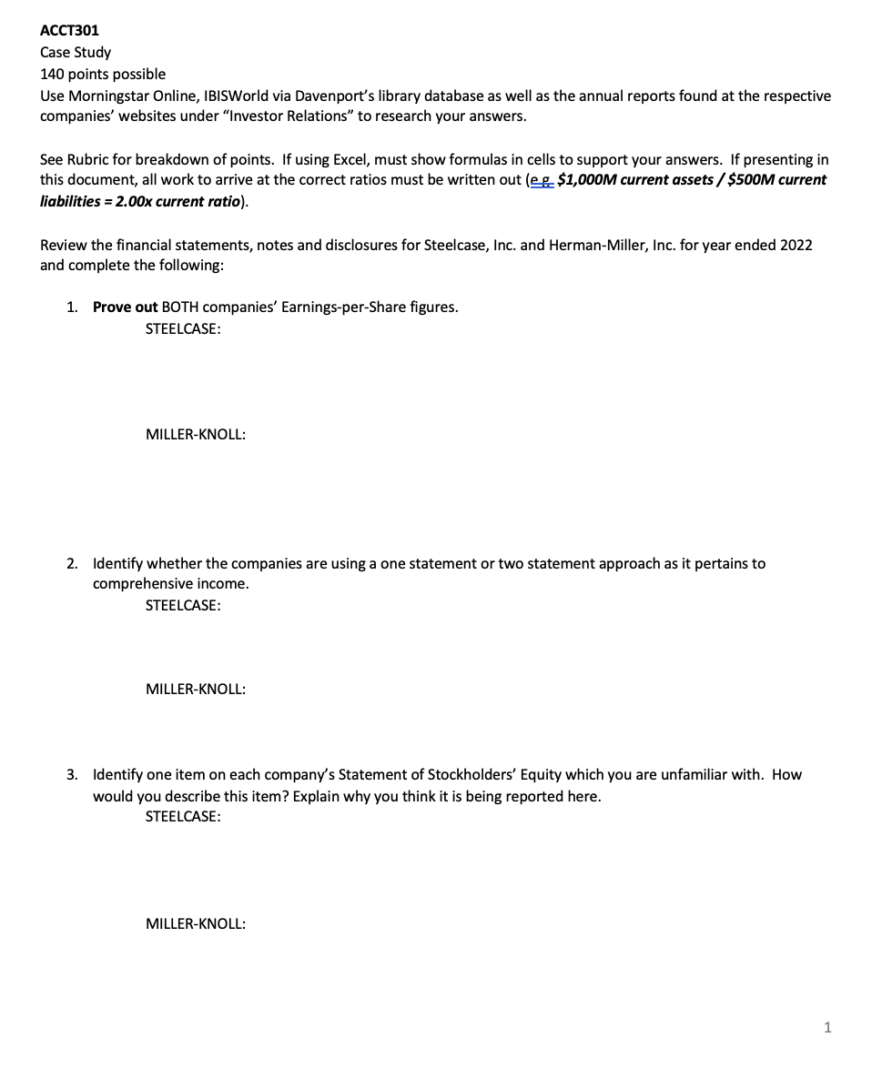 Solved 2. Identify whether the companies are using a one | Chegg.com