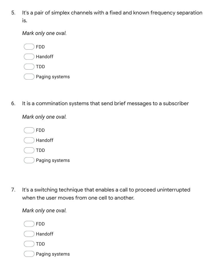 Solved 5. It's a pair of simplex channels with a fixed and | Chegg.com