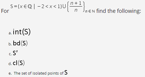 Solved S={XEQ | -2 then x is not an upper bound for ŝ. | Chegg.com
