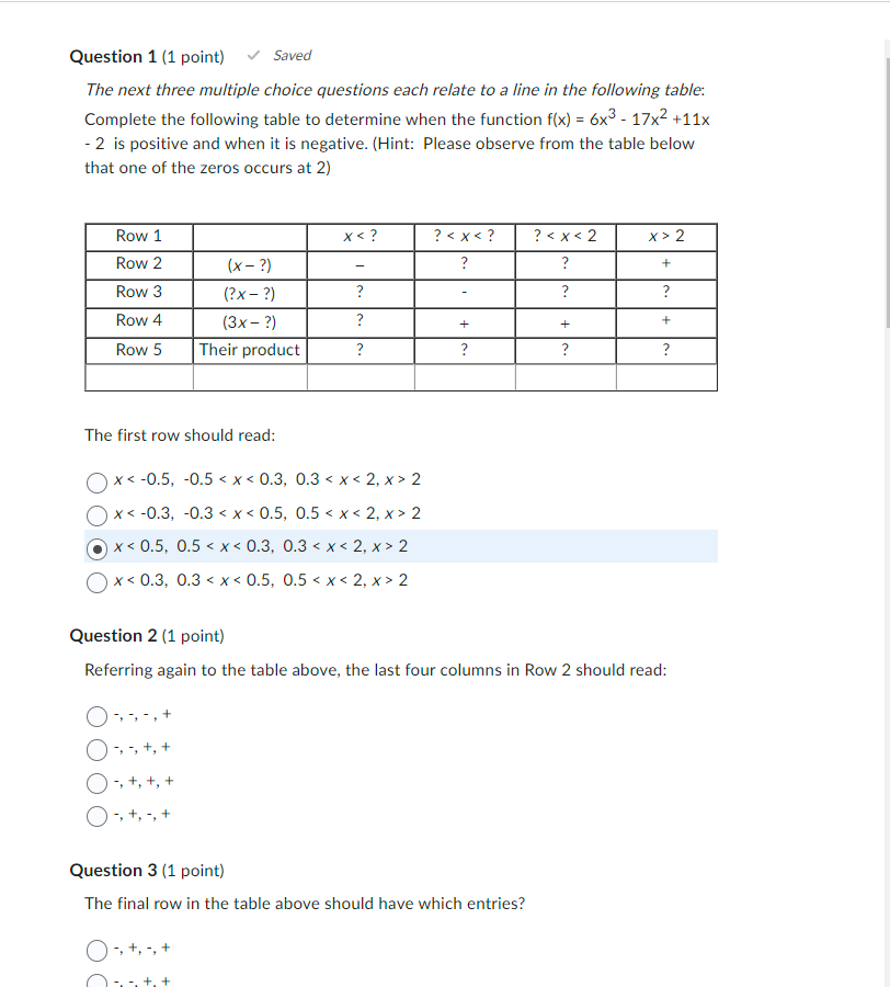 Solved The next three multiple choice questions each relate | Chegg.com