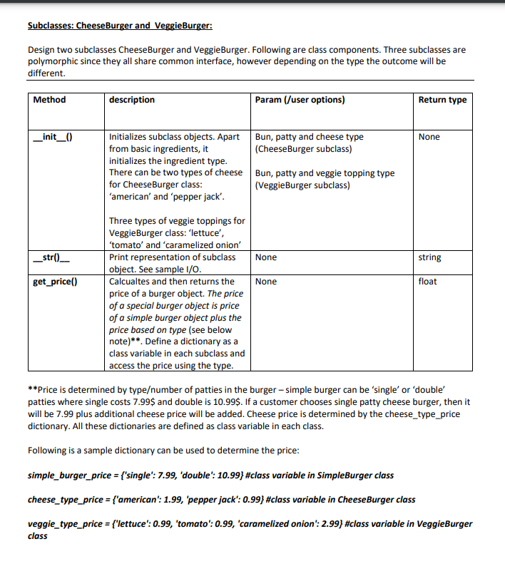 Solved I need a code for this in python in the most simplest | Chegg.com