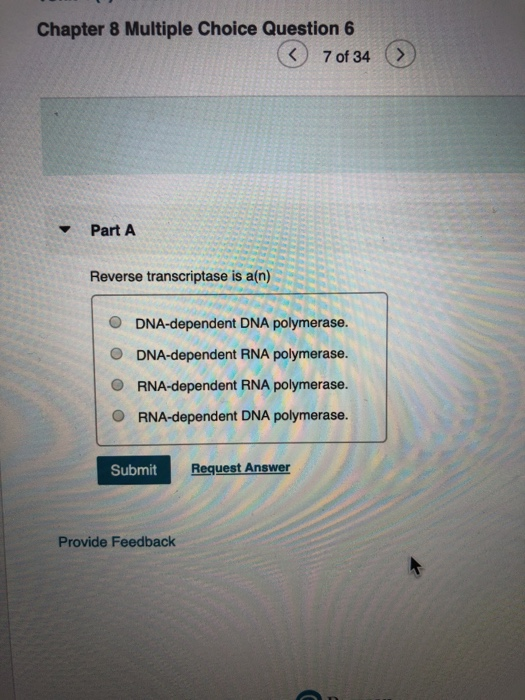Solved Chapter 8 Multiple Choice Question 6 Part A Reverse | Chegg.com