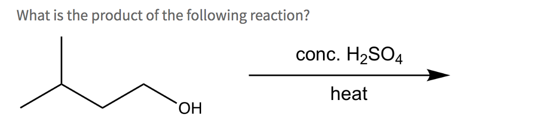 Solved What is the product of the following reaction? conc. | Chegg.com
