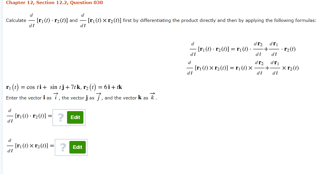 Solved Chapter 12, Section 12.1, Question 008 Find the | Chegg.com