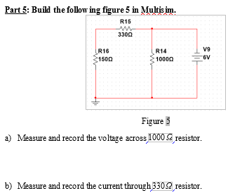 Solved Part 1: Build the following network in Multisim. R1 | Chegg.com