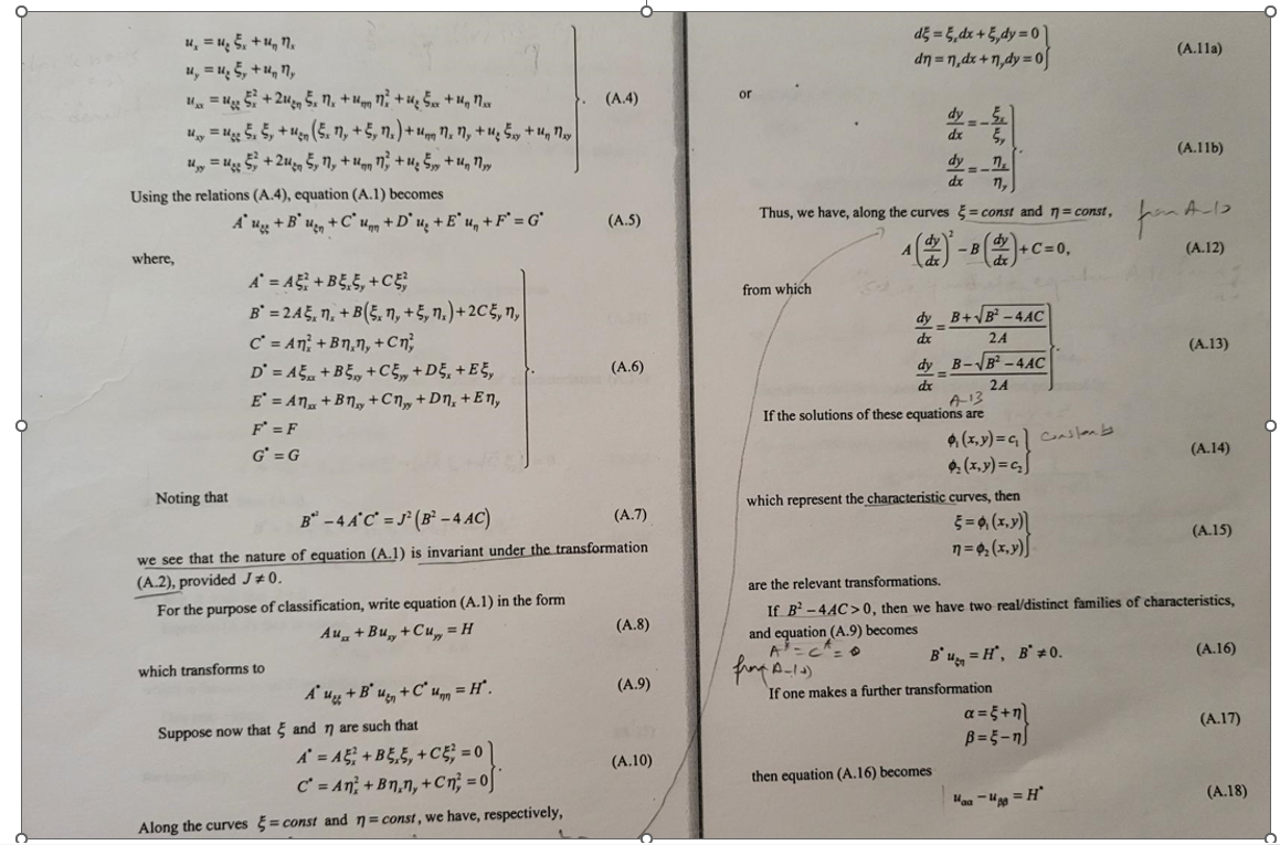 Solved Using Equation (A.11b), We can check easily Equations | Chegg.com