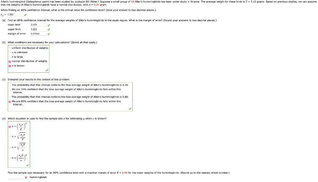 Solved Find the sample size necessary for an 80% confidence | Chegg.com