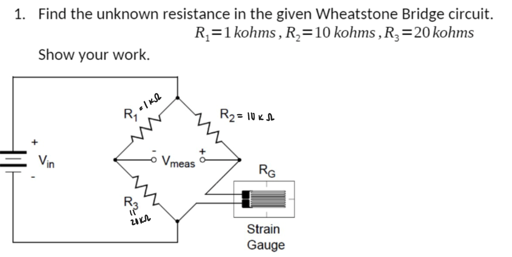 Solved Find the unknown resistance in the given Wheatstone | Chegg.com