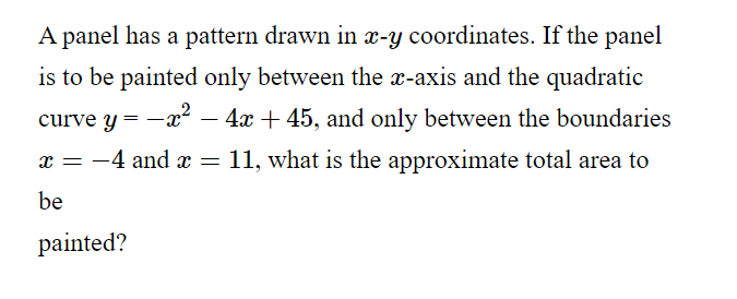 Solved A panel has a pattern drawn in x-y coordinates. If | Chegg.com