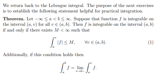 Solved We return back to the Lebesgue integral. The purpose | Chegg.com