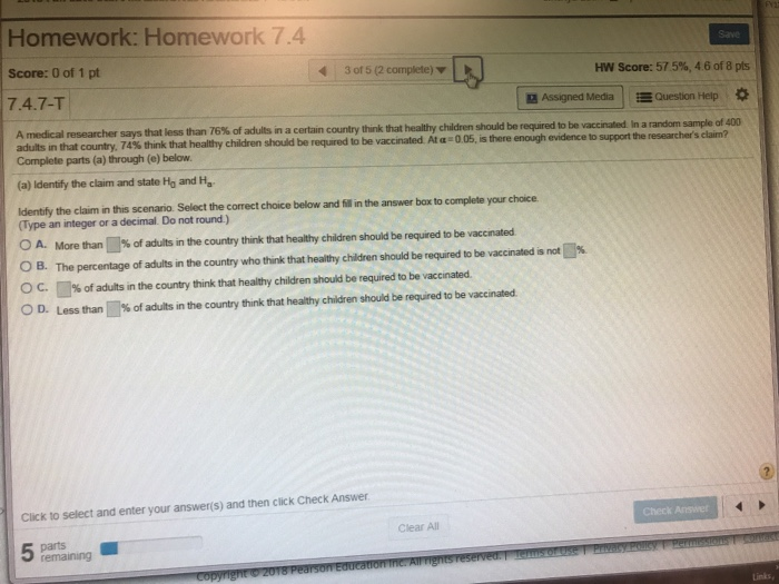 Solved Homework: Homework 7.4 Save Score: 0 of 1 pt 4 3 of s | Chegg.com