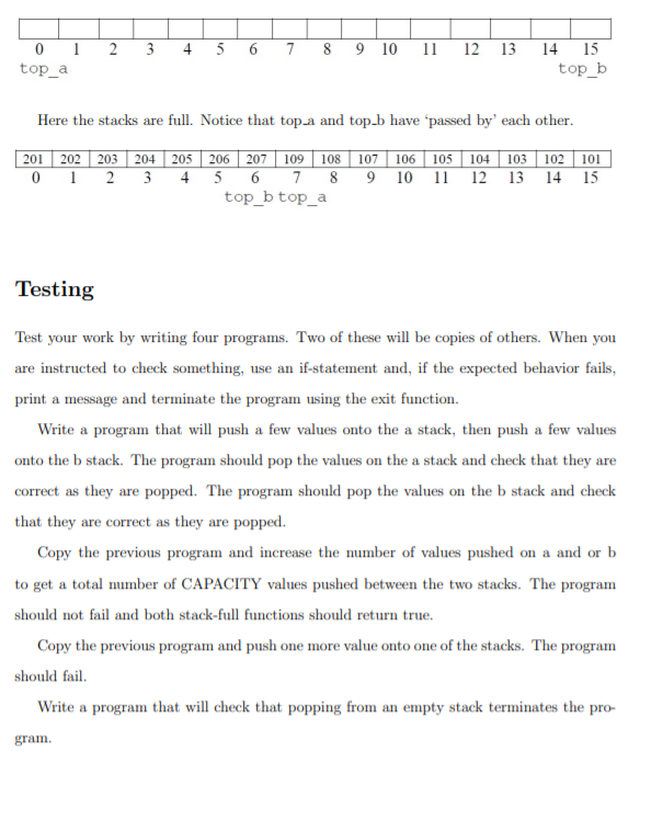 Solved Need help with this assignment in C++ with stacks | Chegg.com