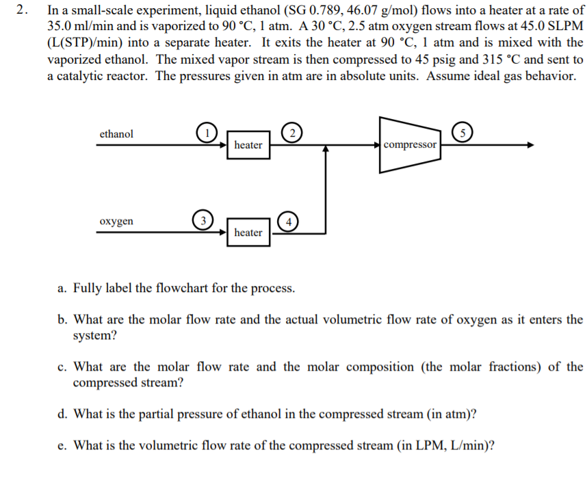 Solved In a small-scale experiment, liquid ethanol (SG | Chegg.com