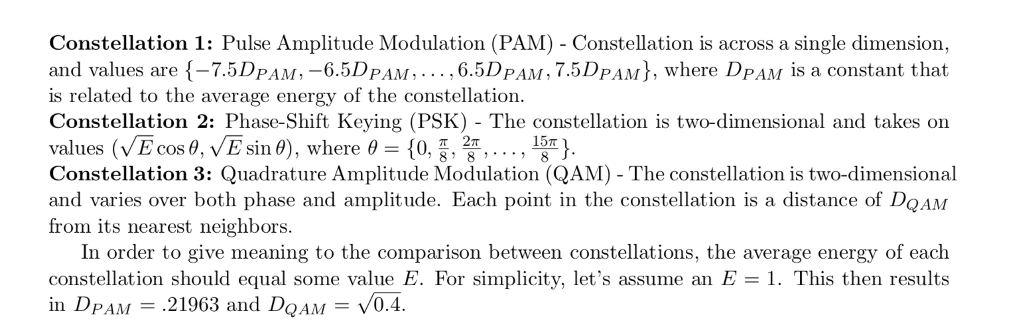 16-PAM constellation 0.5 CN 0.5 -2 0.5 0.5 1.5 V. | Chegg.com