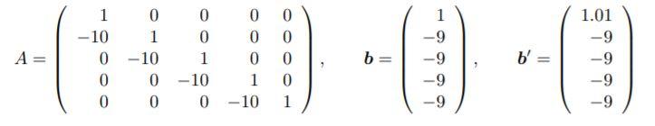 A In Matlab Use Backslash To Solve Both Systems Ax 5838