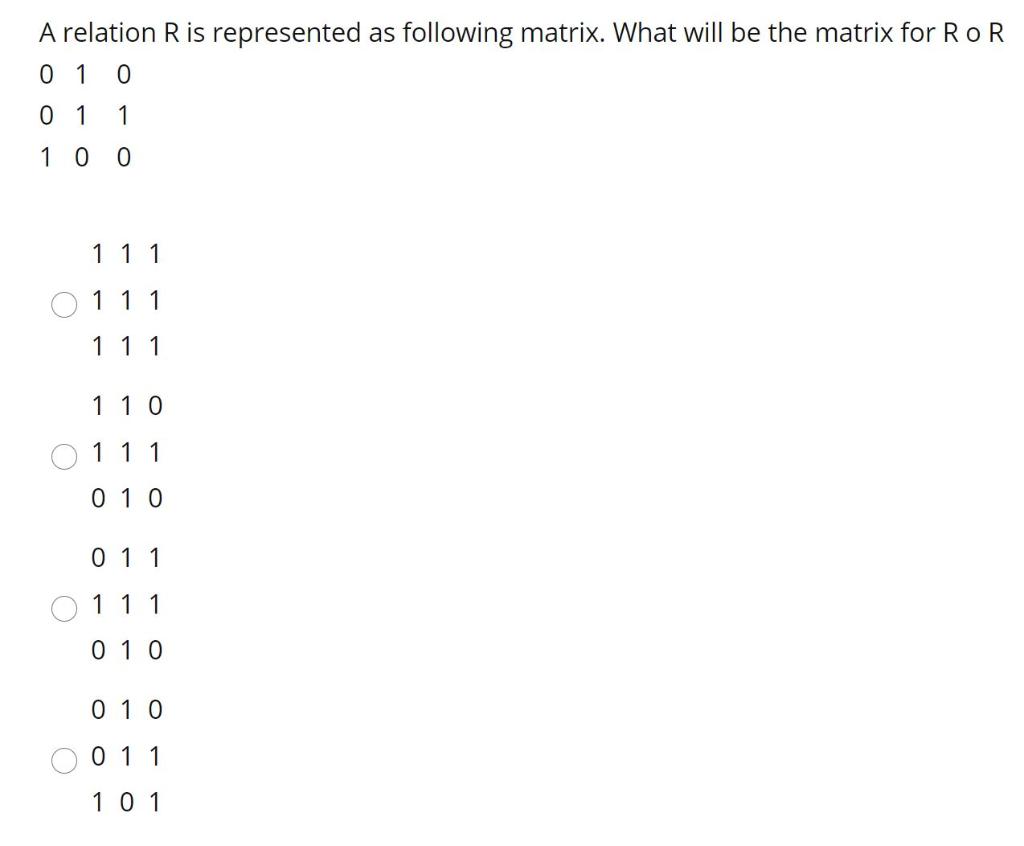 Solved Is following relation a POSET? R = {(a,b) | a is | Chegg.com