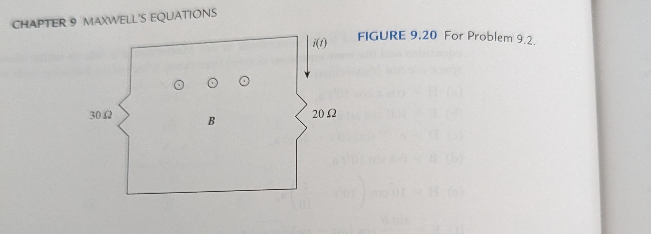 Solved The loop in the attached figure exists in a magnetic | Chegg.com