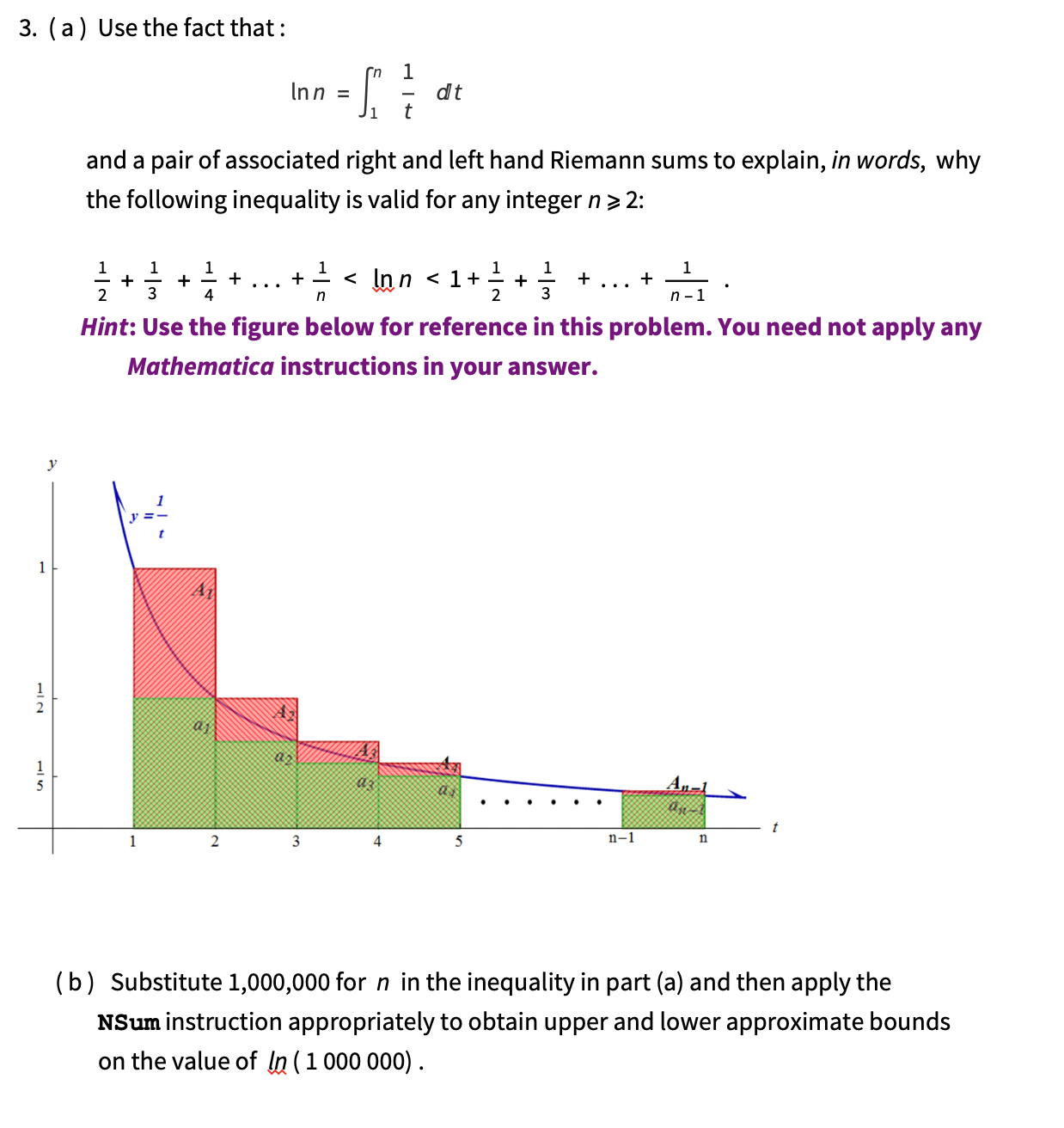 Although help with the Mathematica instructions and | Chegg.com