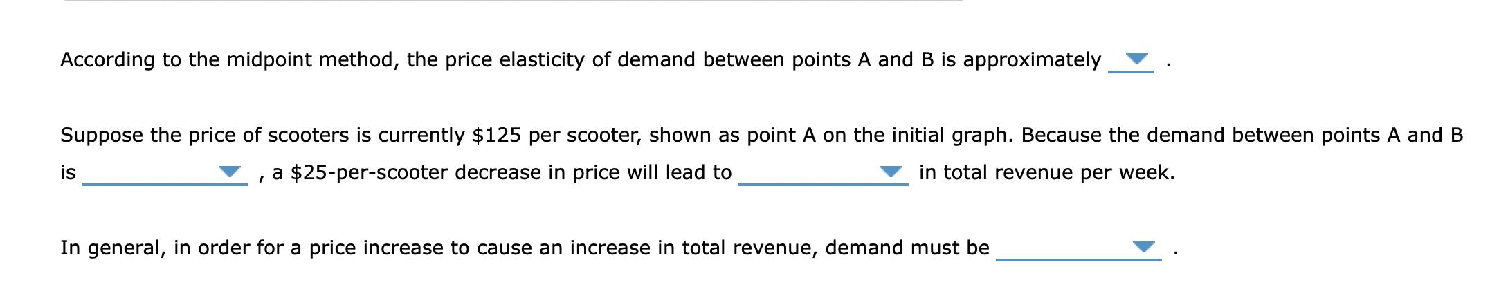 Solved According to the midpoint method, the price | Chegg.com
