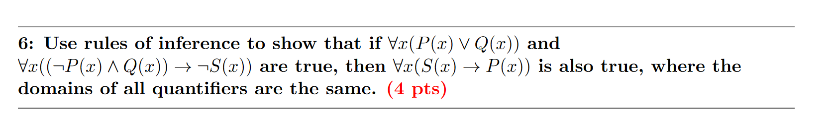 Solved 6: Use rules of inference to show that if | Chegg.com