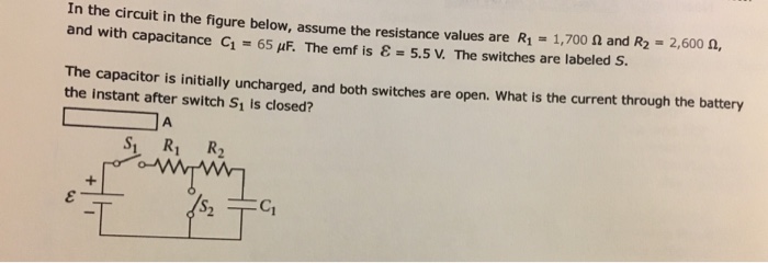 Solved In the circuit in the figure below, assume the | Chegg.com