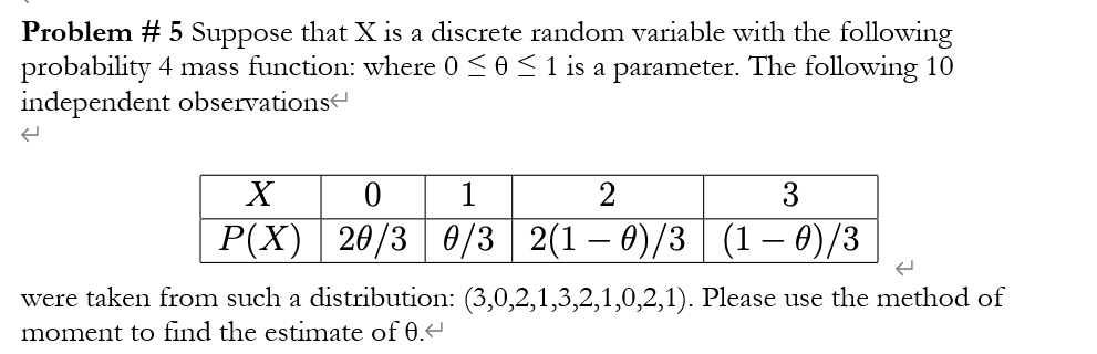 Solved Problem #5 Suppose that X is a discrete random | Chegg.com