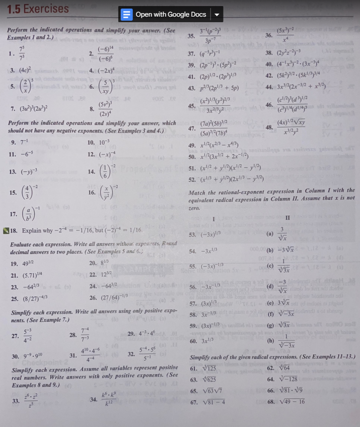 Solved I have to answer EVEN only #2-40 SKIP #18 | Chegg.com