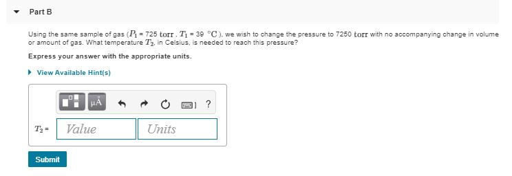 Solved Gay-Lussac’s law states that the pressure of a gas is | Chegg.com