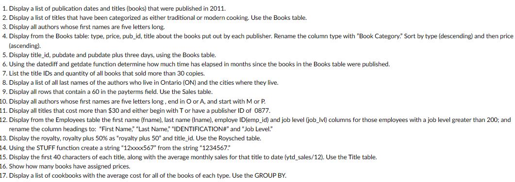 Solved SQL use https://www.w3schools.com/sqlLinks to an | Chegg.com