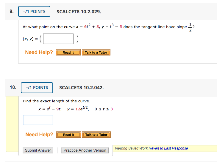 Solved 9. -11 POINTS SCALCETS 10.2.029. At what point on the | Chegg.com Solved 9. -11 POINTS SCALCETS 10.2.029. At what point on the | Chegg.com