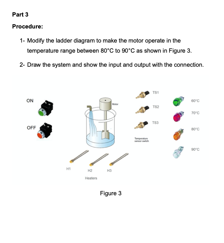 PLC Temperature Control: In a vessel there are Three | Chegg.com