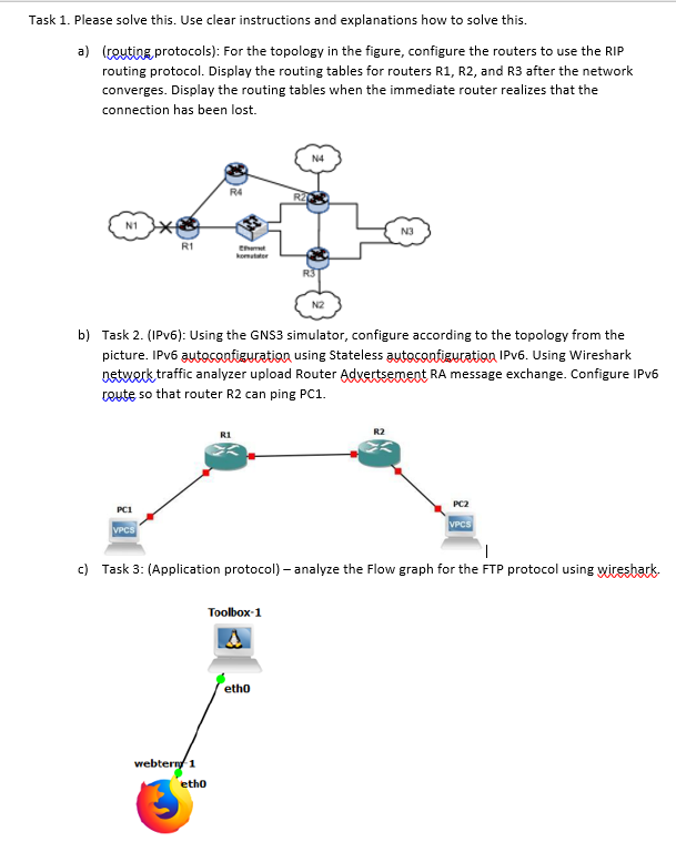Task 1. ﻿Please solve this. Use clear instructions | Chegg.com