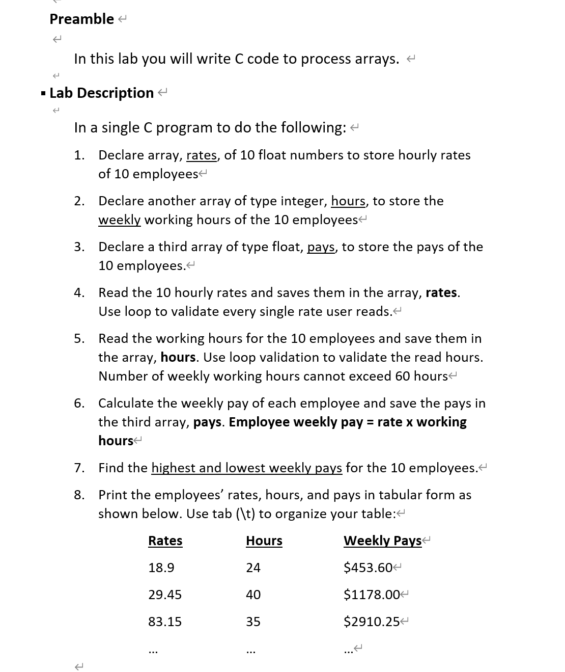 Solved Preamble In this lab you will write C code to process | Chegg.com Solved Preamble In this lab you will write C code to process | Chegg.com
