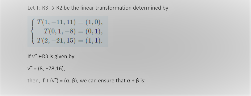 Solved Let T: R3 → R2 be the linear transformation | Chegg.com