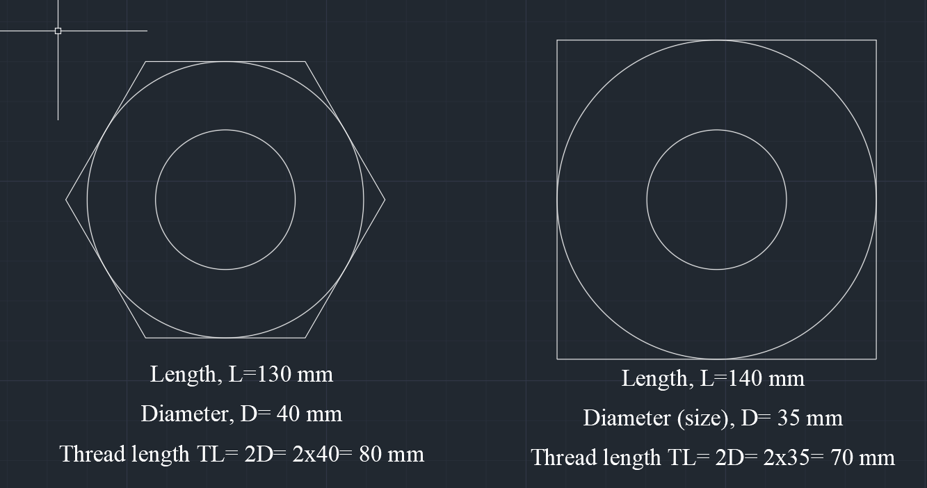 Solved How can i draw these shapes using autocad ? | Chegg.com