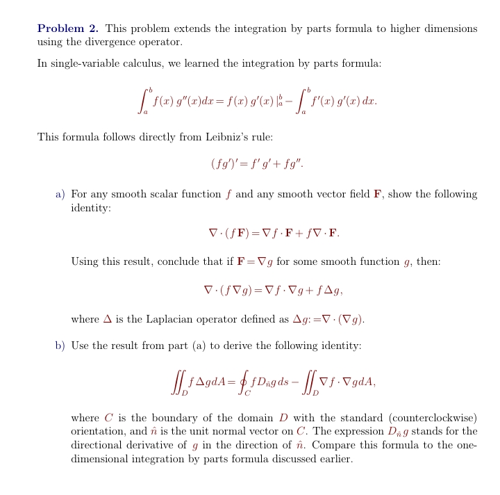 Solved Problem 2. ﻿This problem extends the integration by | Chegg.com