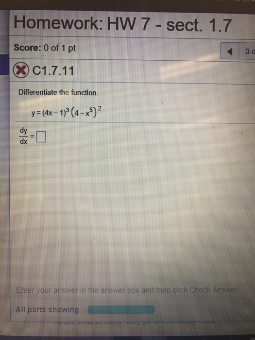 Solved Homework: HW 7 sect. 1.7 Score: 0 of 1 pt 1.7.11 | Chegg.com