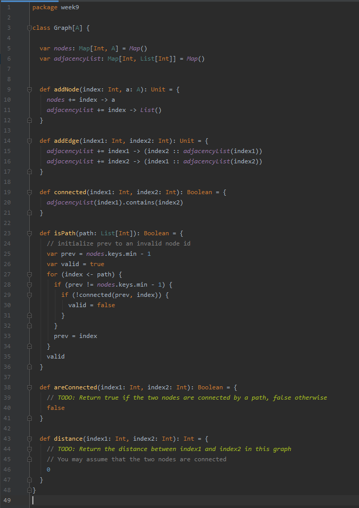 Task: Determine if two nodes connected • In the | Chegg.com