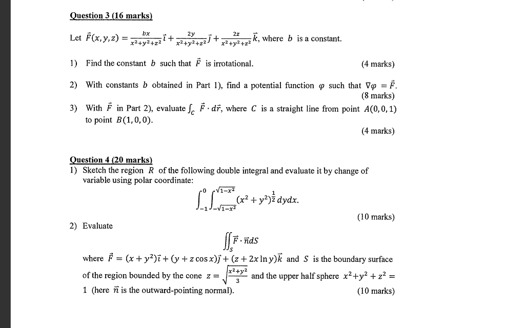 Solved Let F(x,y,z)=x2+y2+z2bx +x2+y2+z22y +x2+y2+z22zk, | Chegg.com