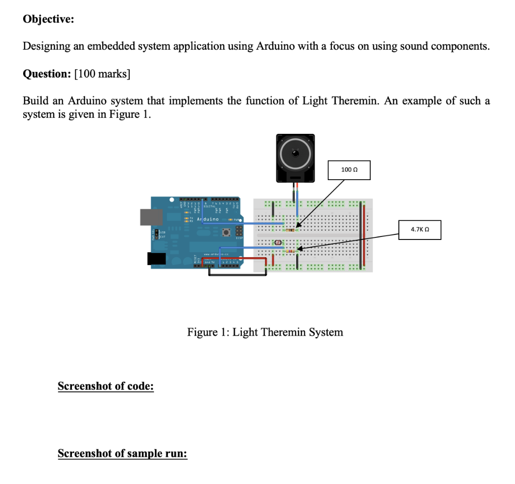 Solved Objective: Designing an embedded system application | Chegg.com