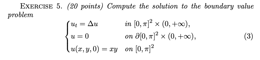 Solved Ut = = Au EXERCISE 5. (20 points) Compute the | Chegg.com Solved Ut = = Au EXERCISE 5. (20 points) Compute the | Chegg.com