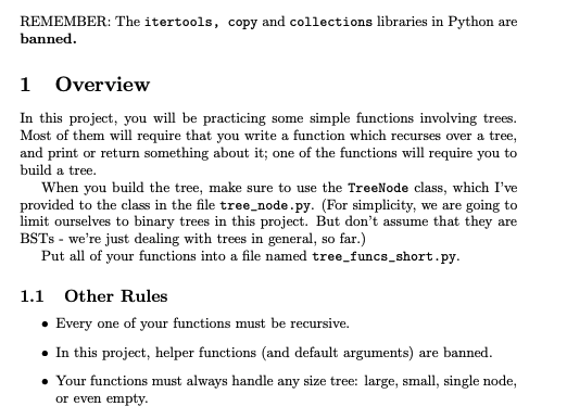 Solved REMEMBER: The itertools, copy and collections | Chegg.com