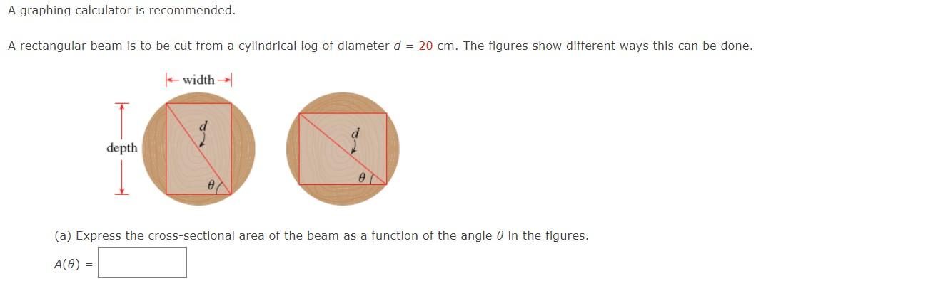 Solved A graphing calculator is recommended. A rectangular | Chegg.com