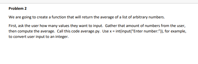 Solved Problem 2 We are going to create a function that will | Chegg.com