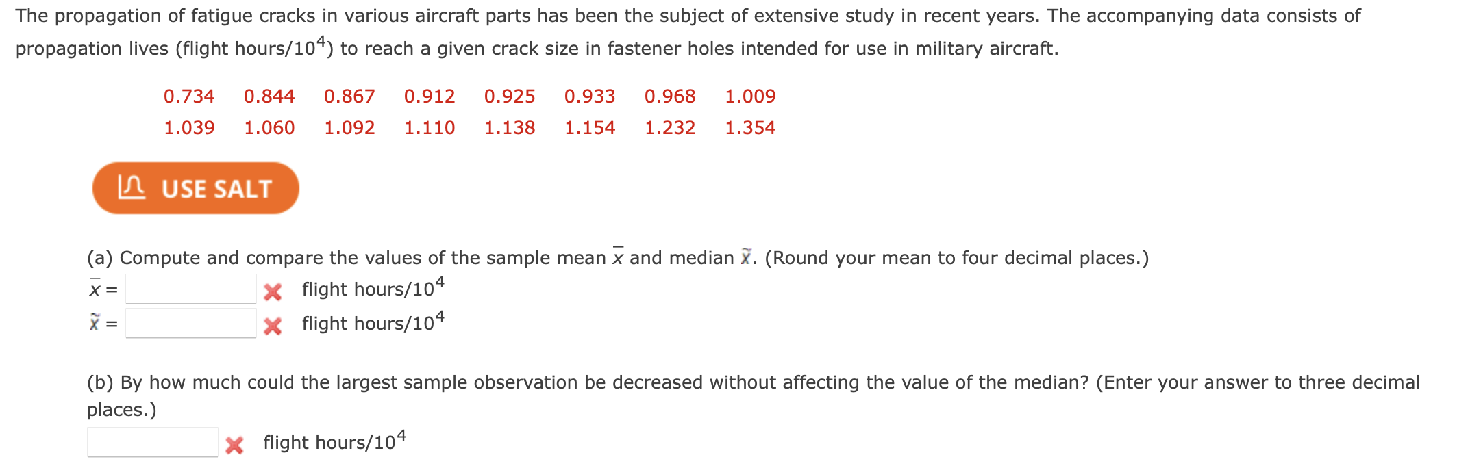 Solved propagation of fatigue cracks in various aircraft | Chegg.com