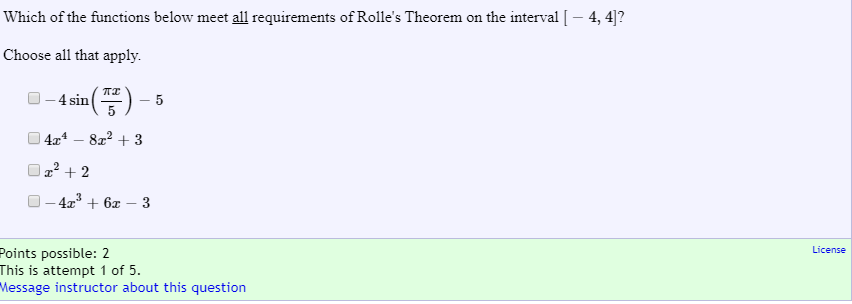 Solved Which of the following are requirements to use Mean | Chegg.com