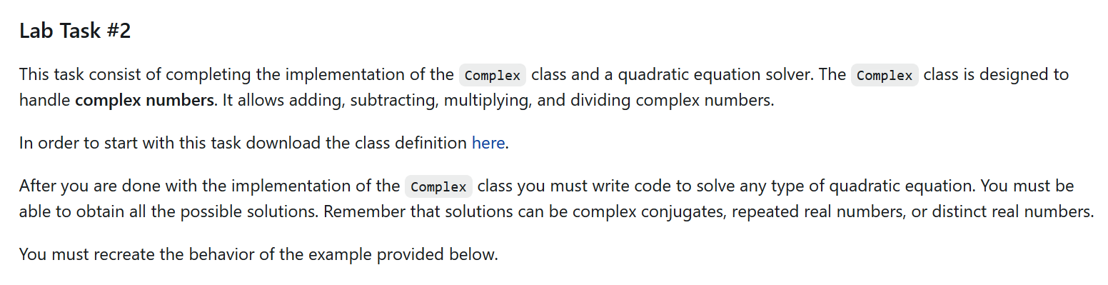 Lab Task #2 This task consist of completing the | Chegg.com