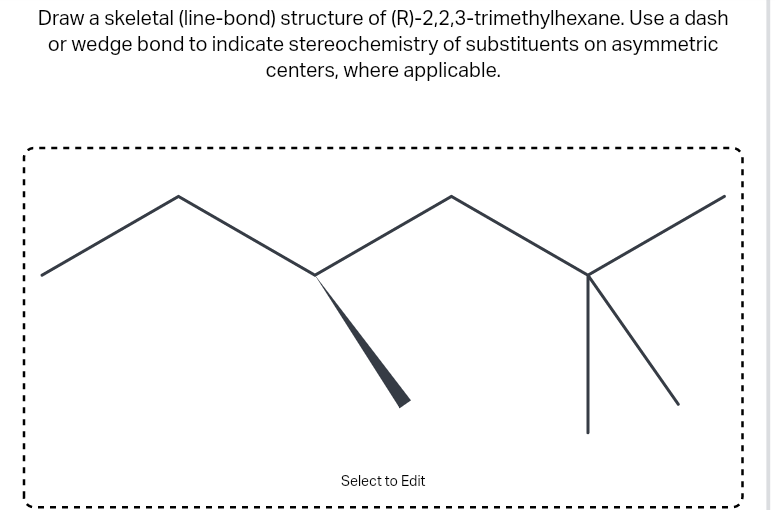 Solved Draw a skeletal (line-bond) structure of | Chegg.com